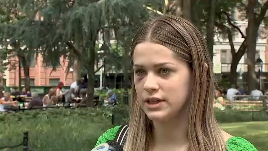 College student speaks out after being randomly attacked on way to work College student speaks out after being randomly attacked on way to work